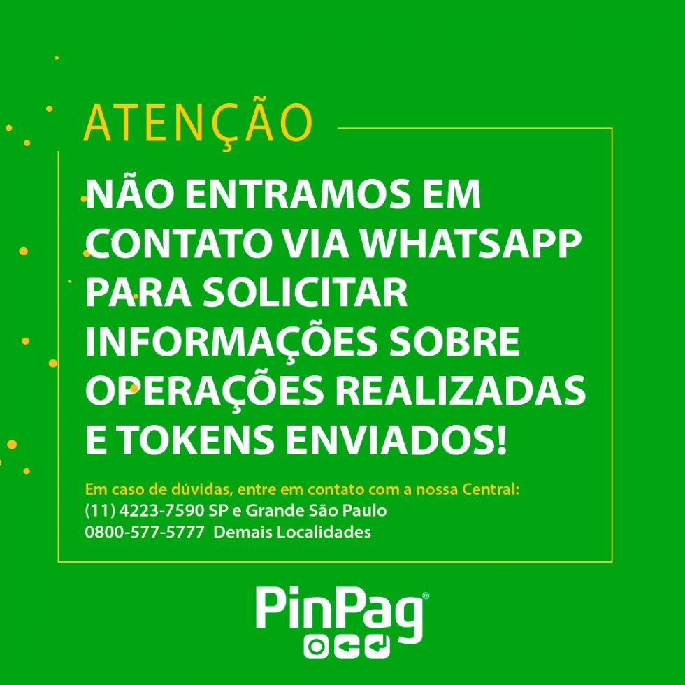 Área Comercial – Material de Apoio | PinPag